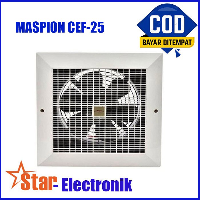 Jual MASPION CEF-25 Ceiling Exhaust/Hexos/Heksos Fan Plafon Ukuran 10 ...