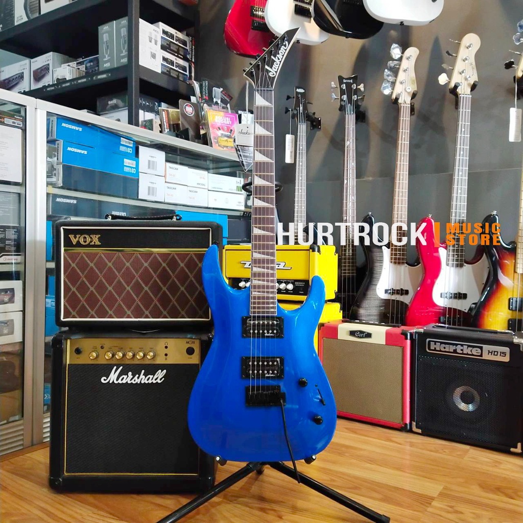 Jual Jackson JS Series Dinky Archtop JS22 DKA Electric Guitar Amaranth ...
