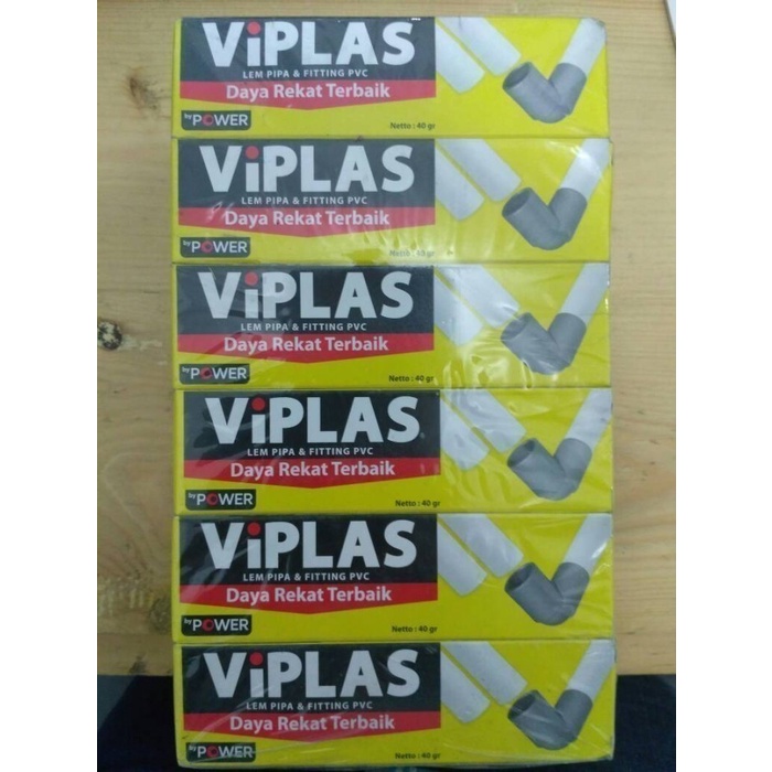 Jual LEM PIPA PVC VIPLAS TUBE 40 GRAM // LEM PARALON ODOL 40 GRAM ...