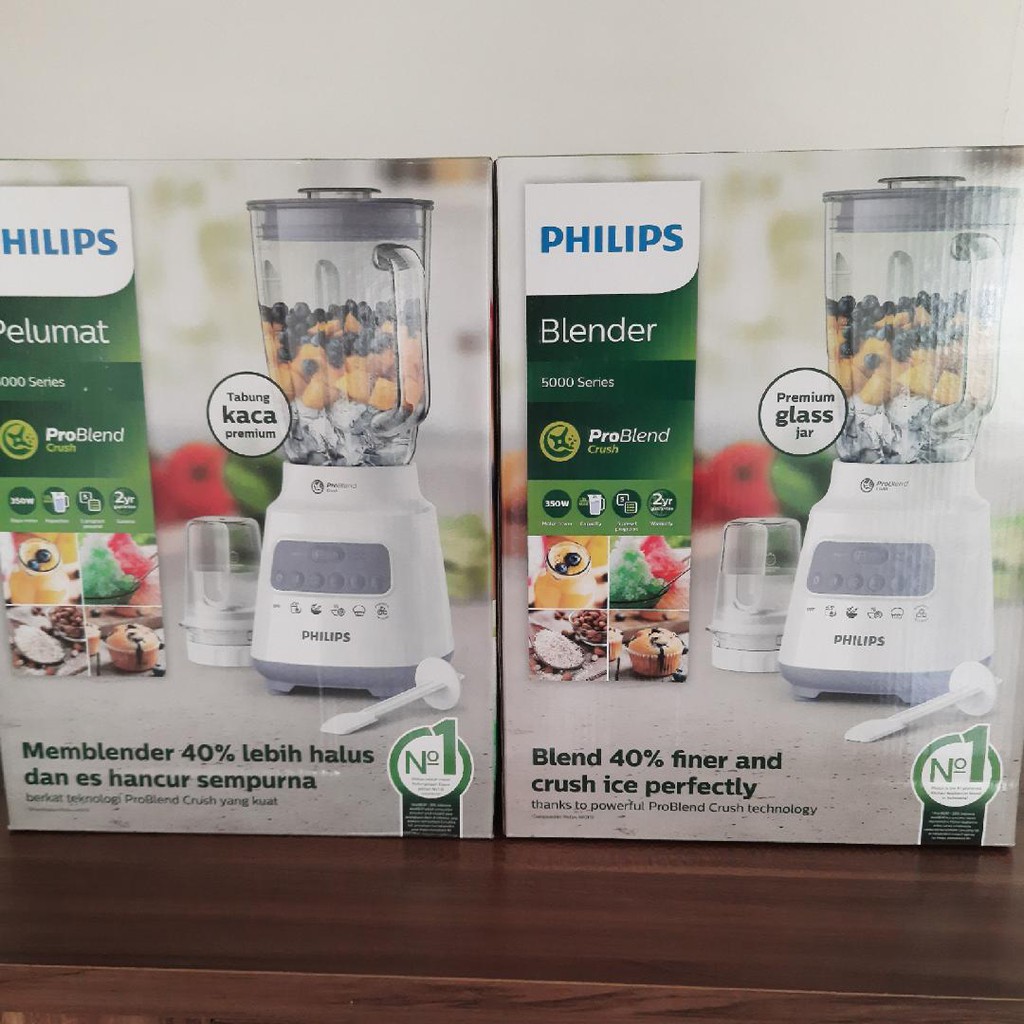 Jual Philips Blender 5000 Series 2L Glass Gelas Kaca HR2222/00 ...