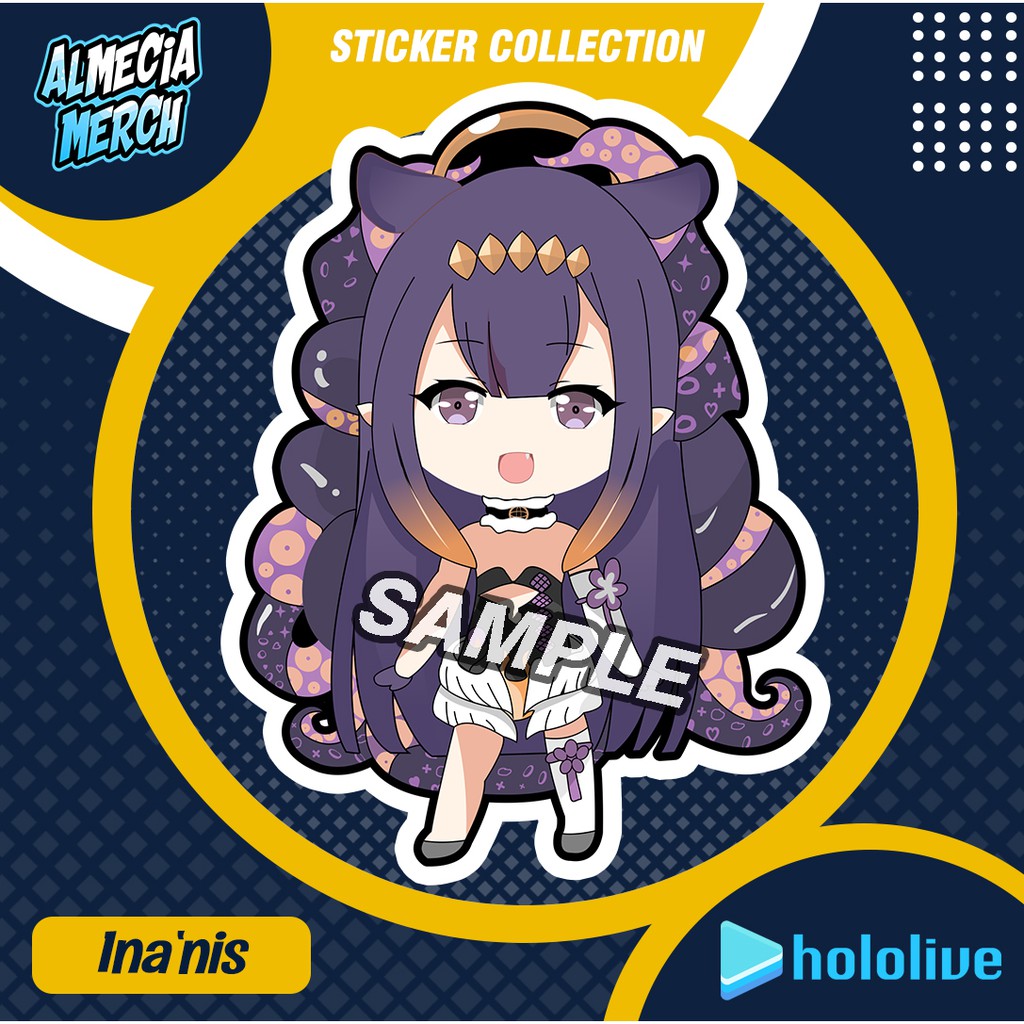 Jual Sticker Hololive EN Ninomae Ina'nis / Stiker Inanis / Sticker ...