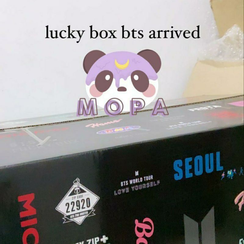 Jual [READY] bts sharing lucky box official wings tour dvd house of bts ...