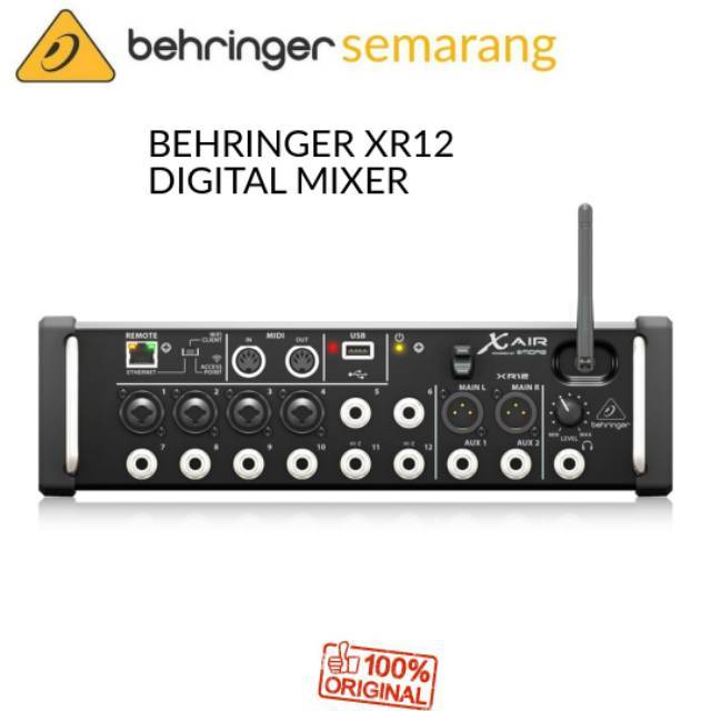 Jual Behringer XR12 / XR 12 X Air Digital Mixer Audio with WIFI Router | Shopee Indonesia