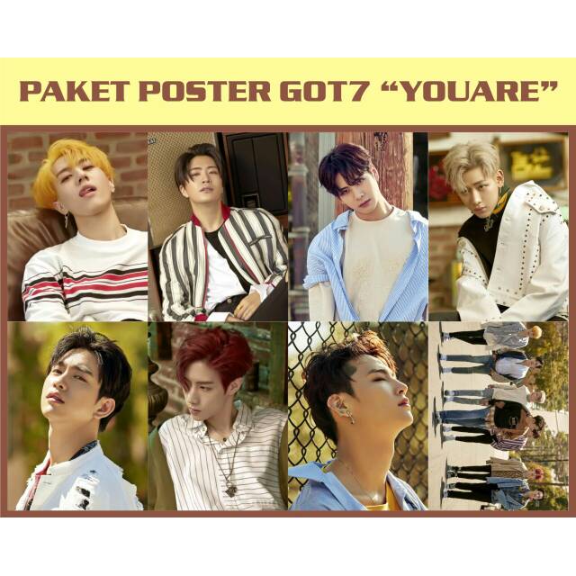 Jual GOT7 POSTER SET (YOU ARE) | Shopee Indonesia