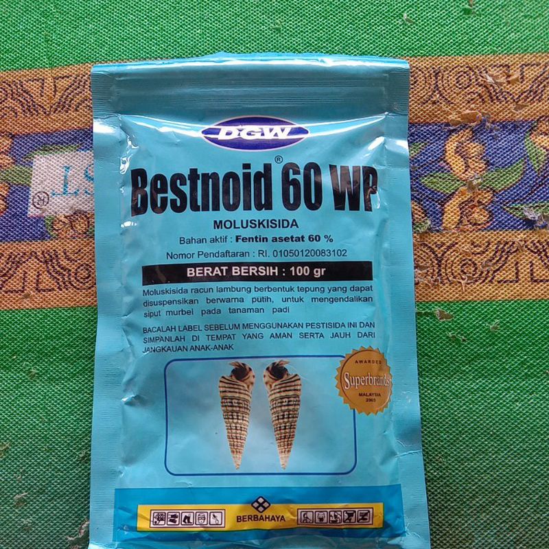 Jual bestnoid 60wp 100g moluskisida racun untuk hama keong siput ...