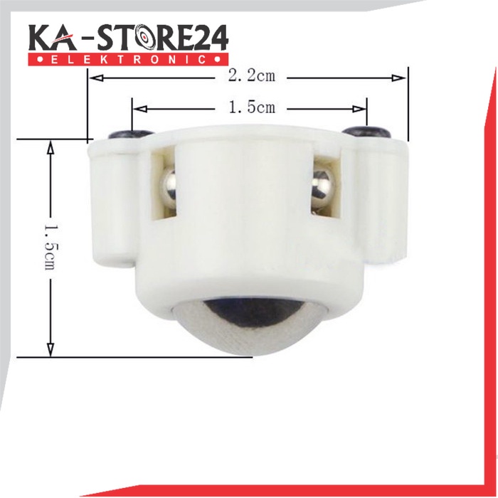 Jual Roda Gila 3Pi Smart Car Line Follower Caster Roda Castor Mad Fly ...