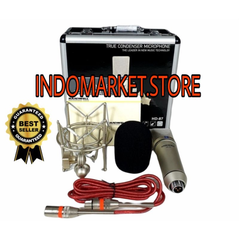 Jual mic condenser hardwell hd 87 hd87 condenser hardwell original ...