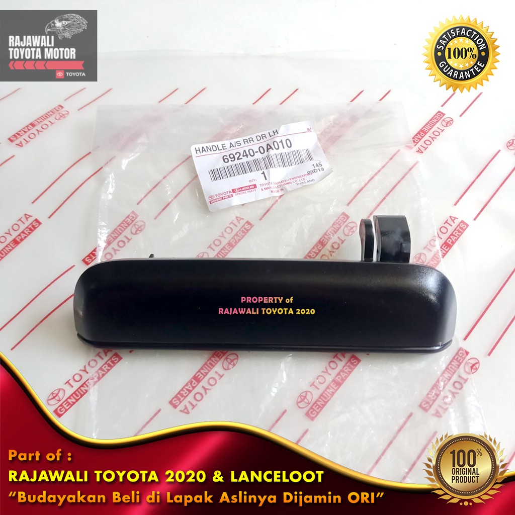 Jual Handle Pintu Luar Belakang Kiri Soluna Original Genuine Toyota ...