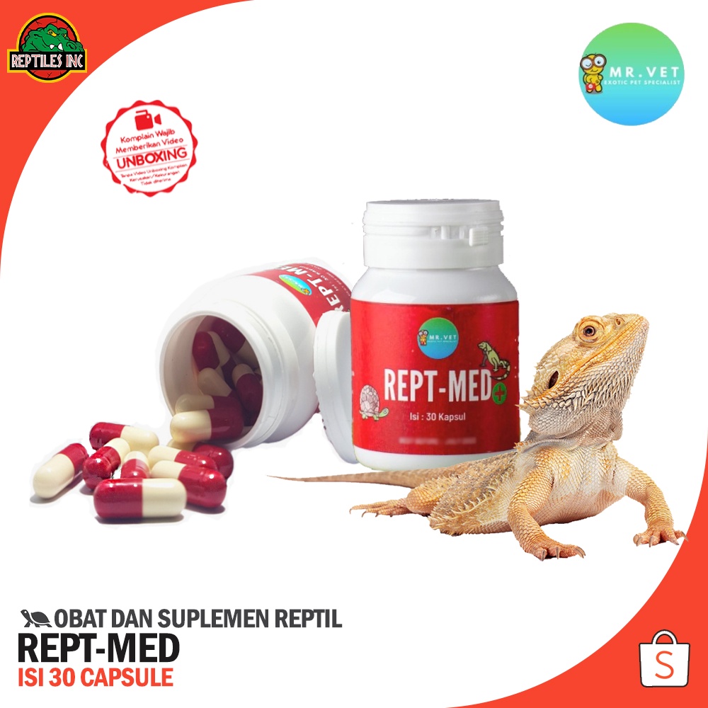 Jual Rept Med / ReptMed Obat Antibiotik Reptil Sakit Torto Sulcata ...