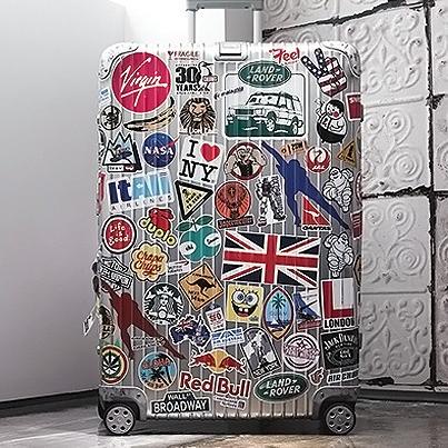Jual 60 pcs stiker Koper Laptop Rimowa - Luggage Sticker Retro ...