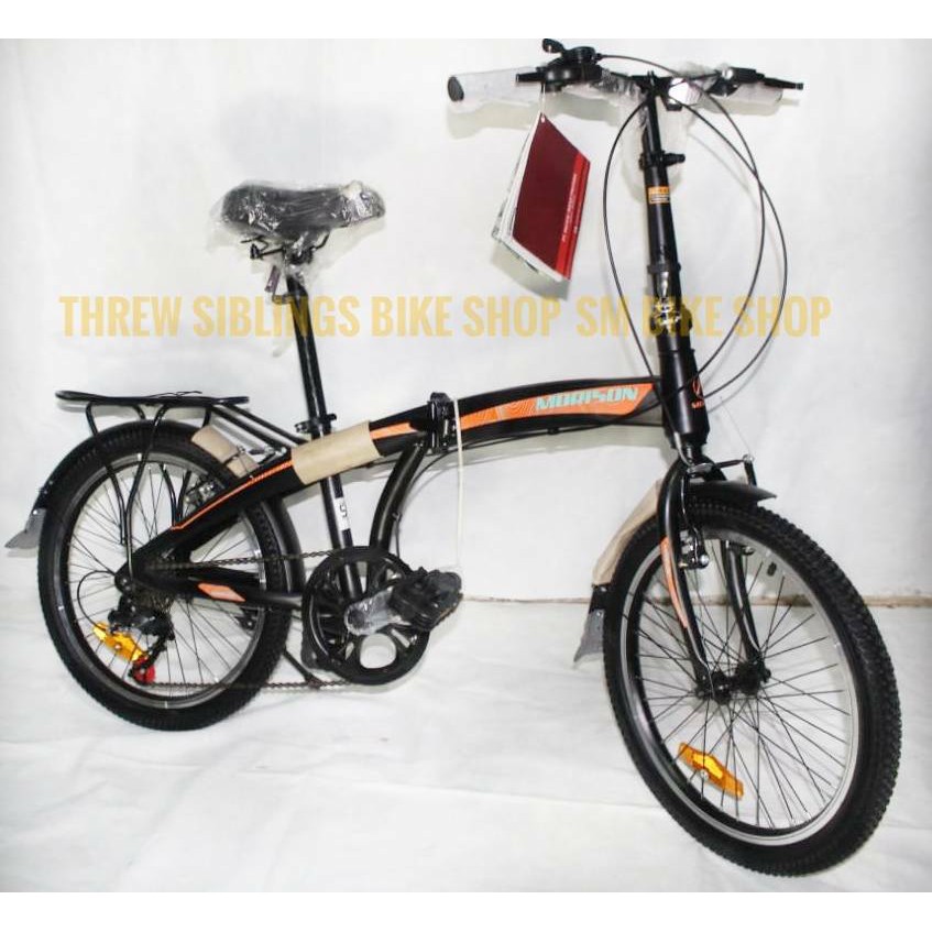 Jual SEPEDA LIPAT MORISON MS 8118 AT 7 SPEED 20 INCH WARNA ORANGE TOSCA ...