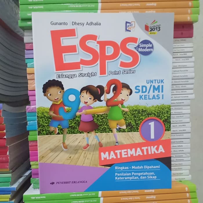 Jual Buku ESPS Matematika kelas 1 SD/MI Erlangga BKIL_1739 | Shopee Indonesia
