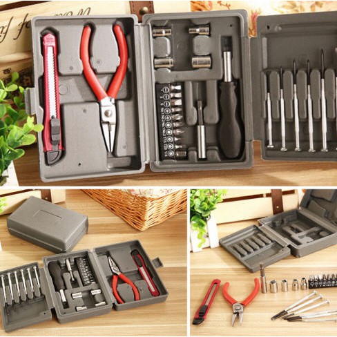 Jual Set Obeng Tang Jam Hp 24pcs Tool Kit Toolkit Box Toolbox ...