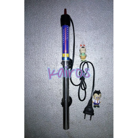 Jual HEATER AQUARIUM / AKUARIUM Stainless Steel 100 Watt buat Aquarium ...