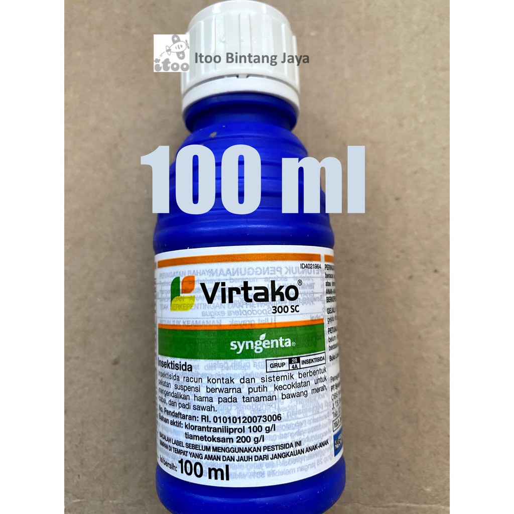Jual Insektisida Kontak dan Sistemik Sygenta Virtako 300SC 100 ml ...