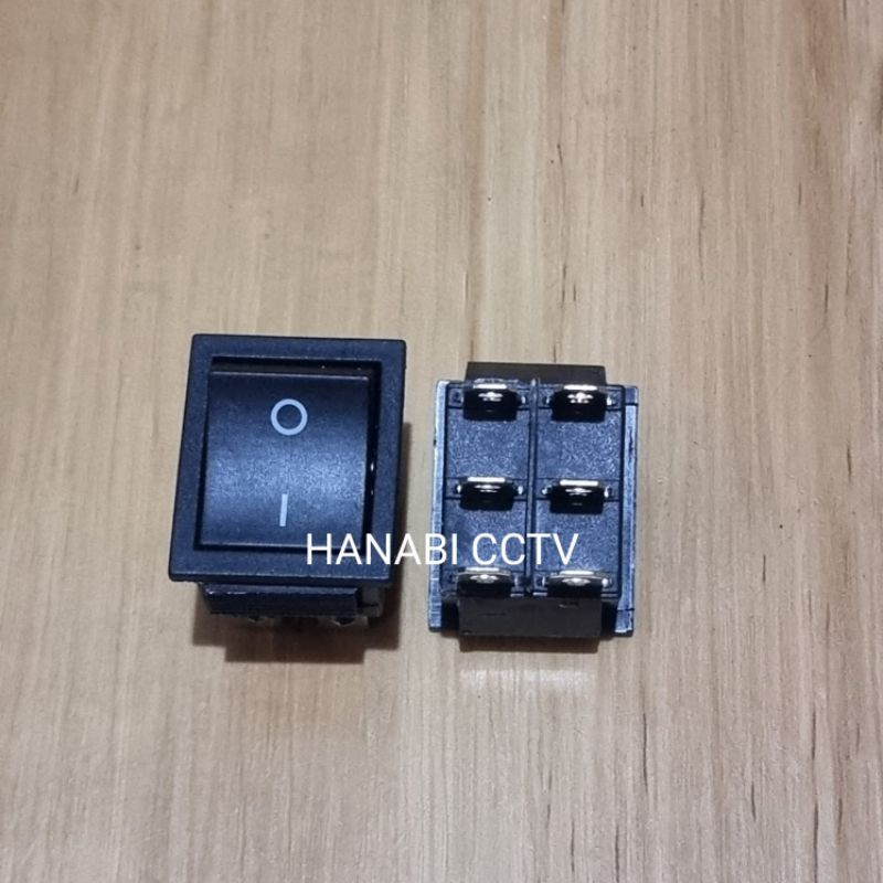 Jual Saklar 6Pin Switch On Off Dispenser Hitam 6P 6 Pin Saklar 6Pin ...