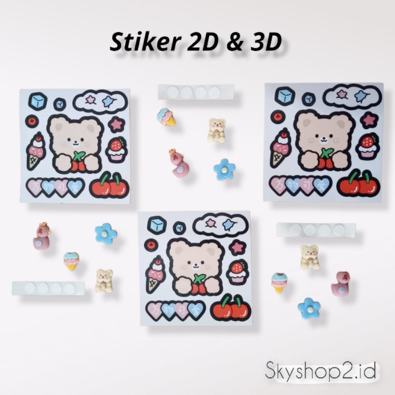 Jual STICKER 2D DAN 3D KARAKTER STIKER BOTOL MOTIVASI | Shopee Indonesia
