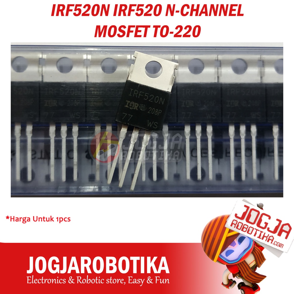 Jual IRF520N IRF520 N-Channel MOSFET TO-220 | Shopee Indonesia