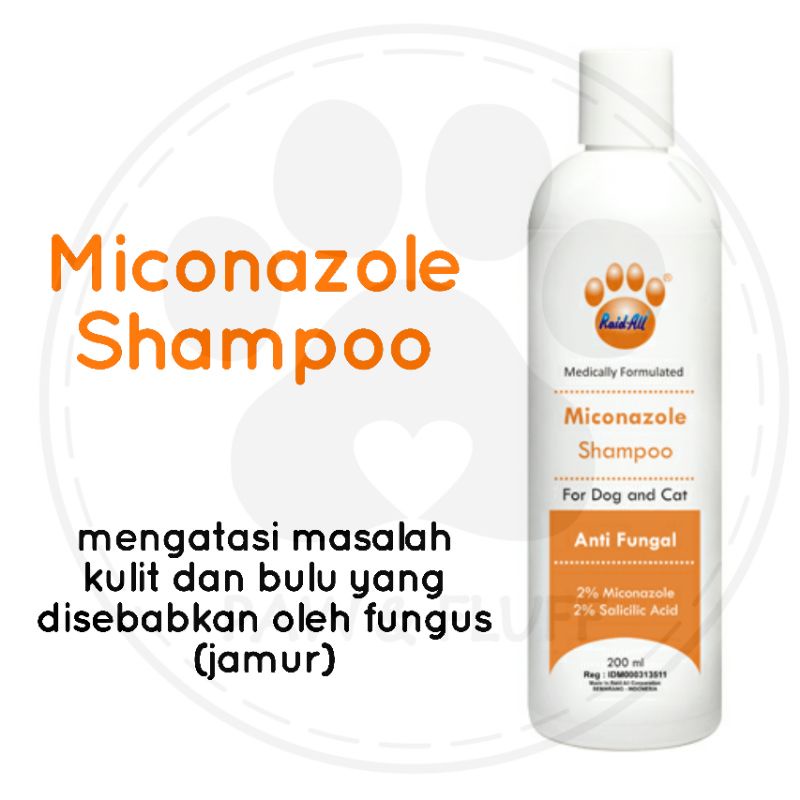 Jual Raid-All Shampoo Miconazole Perawatan Anjing Kucing terhadap Jamur ...