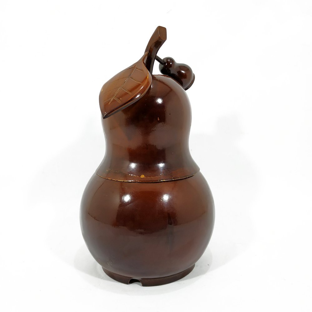 Jual Toples Kerajinan Kayu Jati Tempat Wadah Permen Cemilan Kue Antik ...