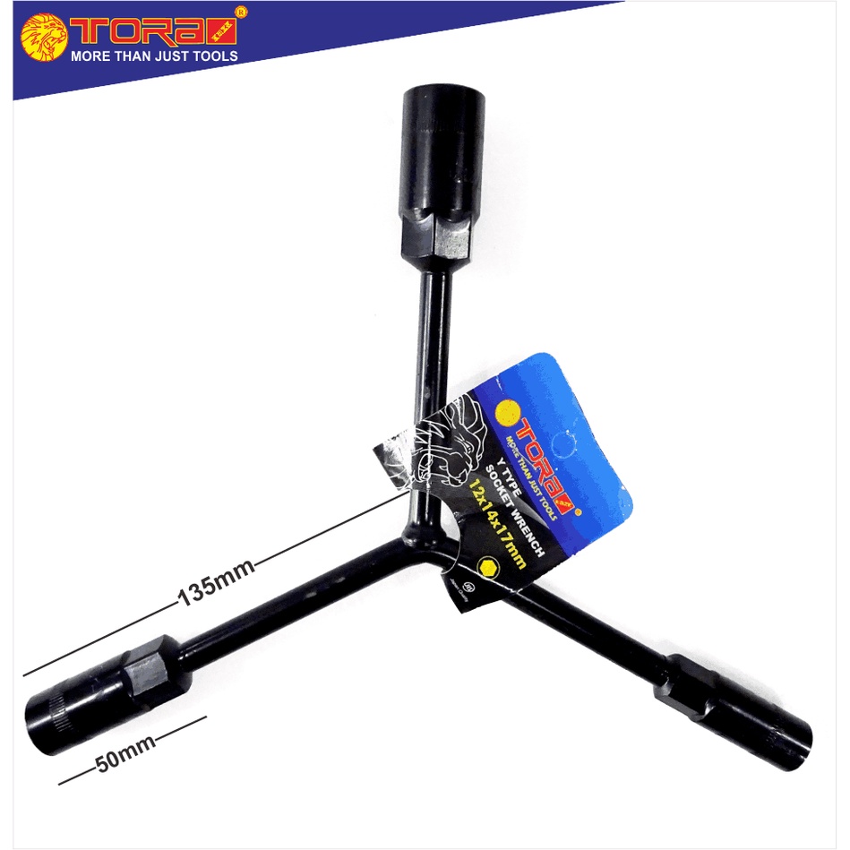Jual TORA Kunci Y Socket Long 12-14-17 MM - Kunci Y Panjang | Shopee ...