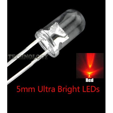 Jual LED 5mm Ultra Bright Red | Shopee Indonesia
