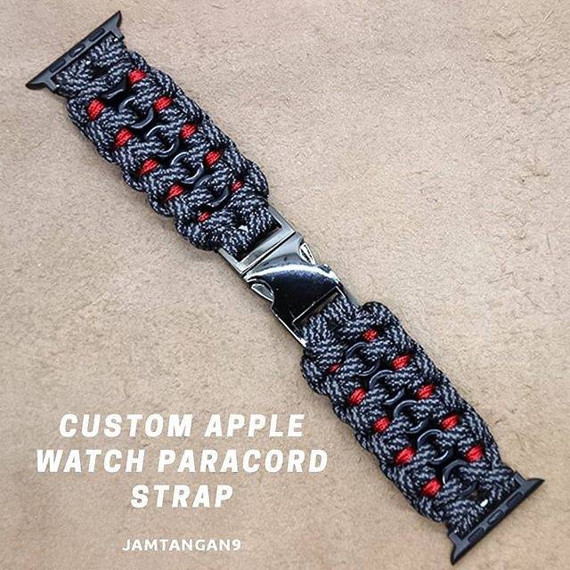 Jual Tali Jam Apple Watch Paracord Strap 42 & 38 Include Connector ...