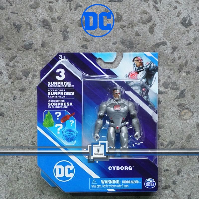 Jual Spin Master DC Heroes Unite CYBORG 4 Inch Action Figure 3 ...
