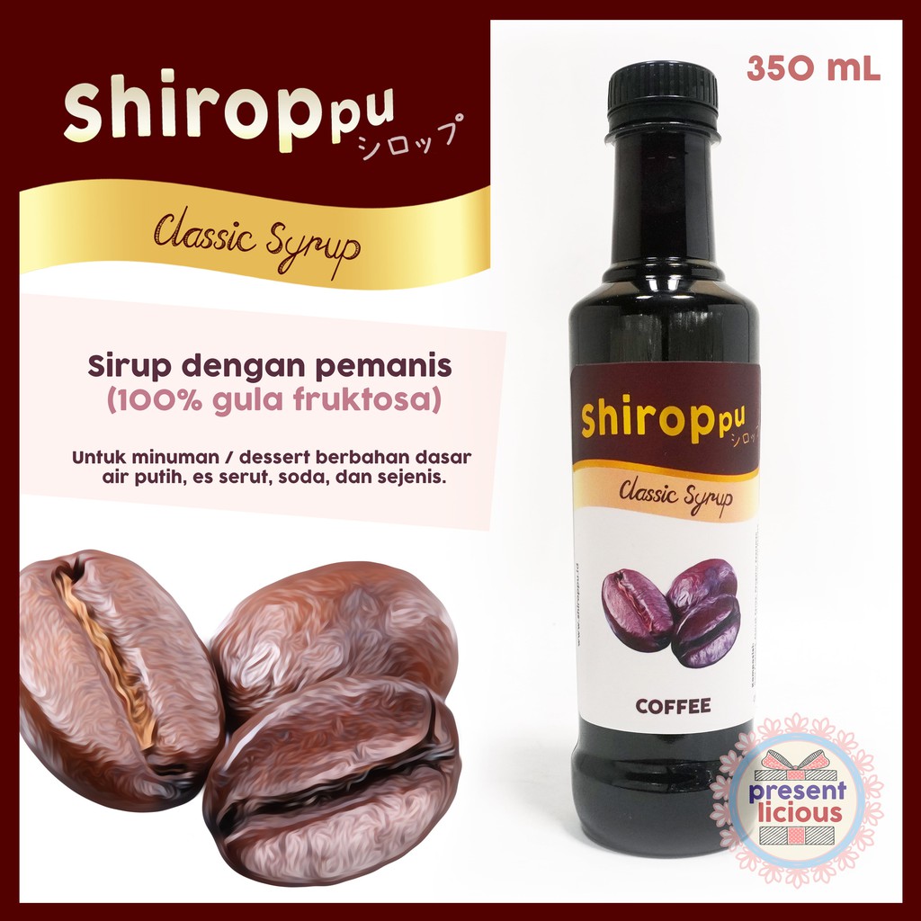 Jual Coffee | Shiroppu Classic Syrup 350 mL | Sirup Manis Kopi | Shopee ...