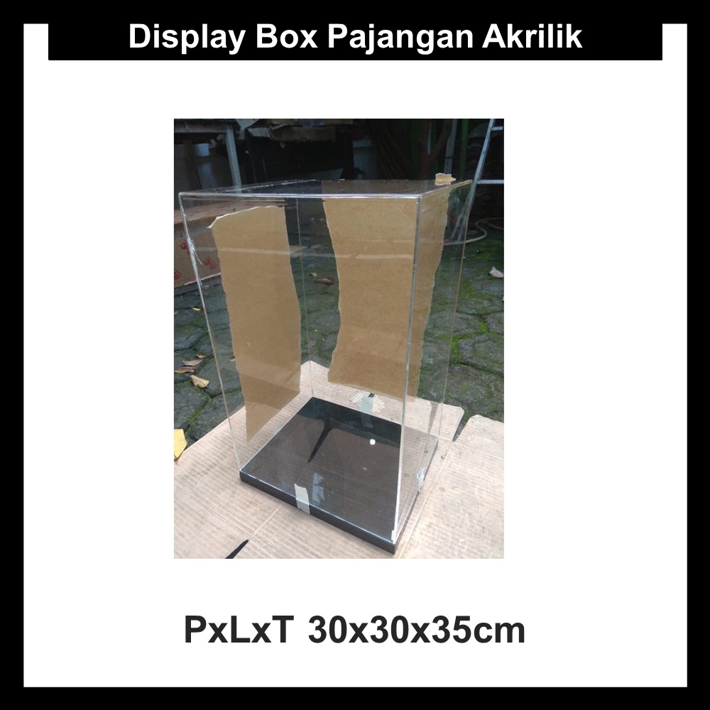 Jual Display Box Pajangan Akrilik PxLxT 30x30x35cm | Shopee Indonesia