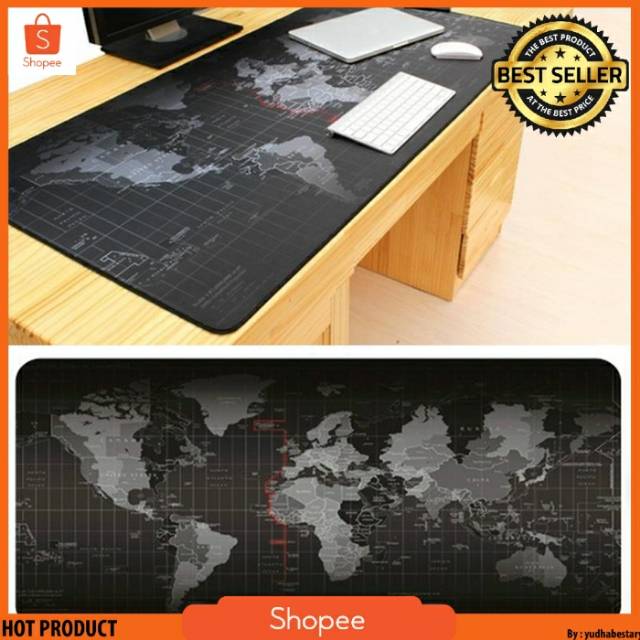 Jual Mouse Pad Alas Mouse Taplak Meja Ukuran Raksasa Model Peta Dunia ...