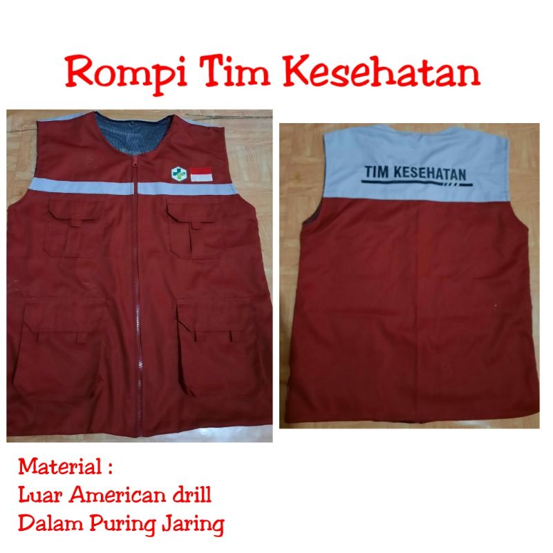 Jual Rompi Tim Kesehatan / Medis Puskesmas Premium | Shopee Indonesia