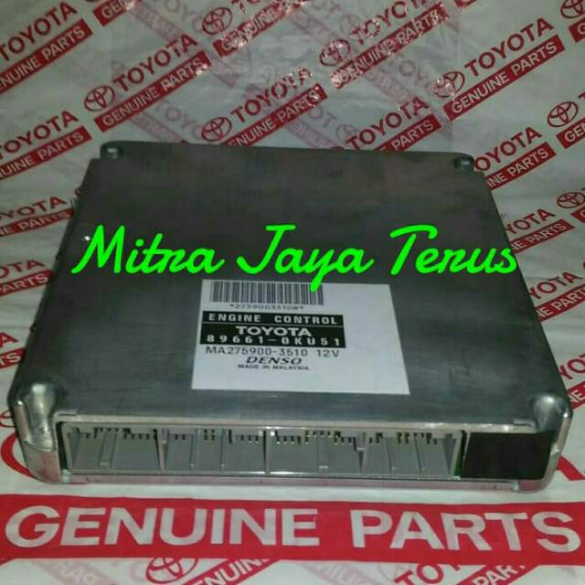 Jual 89661-0KU51 ECU Hilux/Fortuner Diesel ORIGINAL TOYOTA Computer Engine Control Komputer ...