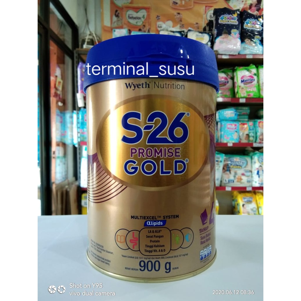 Jual Susu S26 Promise Gold Tahap 4 Vanila 3-12 Tahun 900 gr | Shopee Indonesia