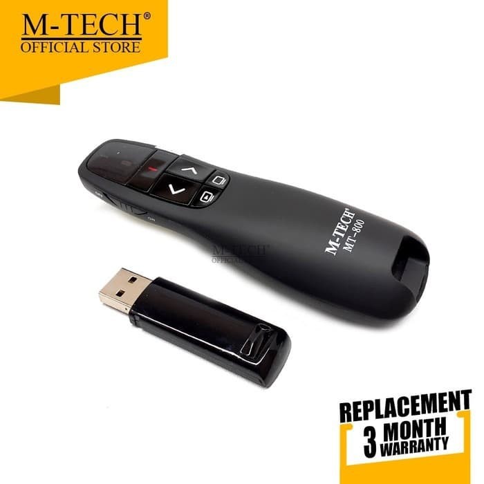 Jual Wireless Presenter With Laser Pointer M-Tech MT-800 | Shopee Indonesia