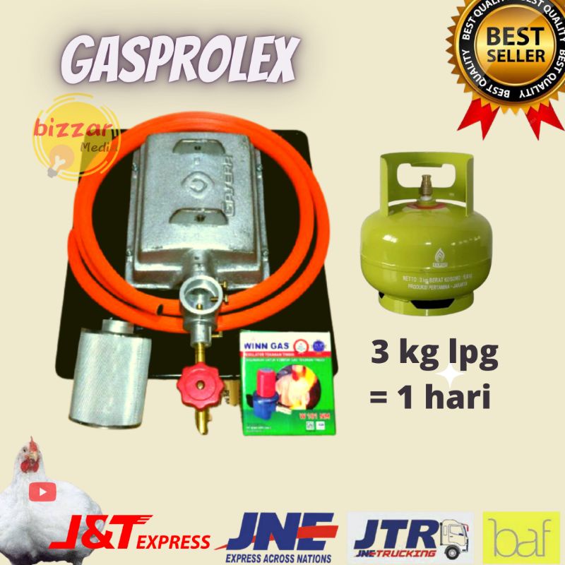Jual GAS BROODER GASOLEC PEMANAS AYAM MERK GASERA GASPROLEX GERMAN ...