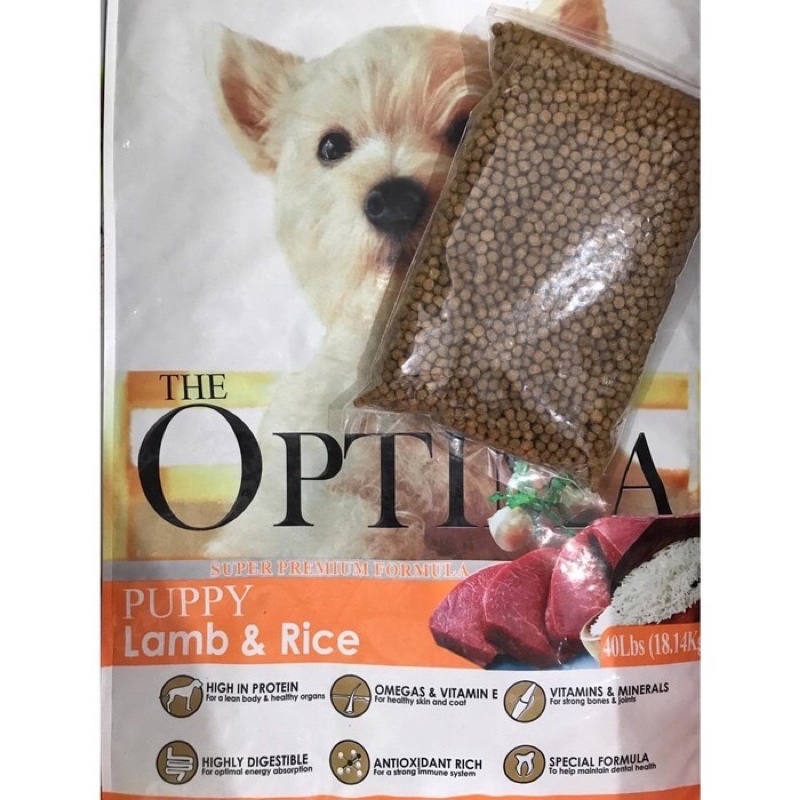 Jual OPTIMA PUPPY ADULT Dog Food Repack (1kg PAS) | Shopee Indonesia