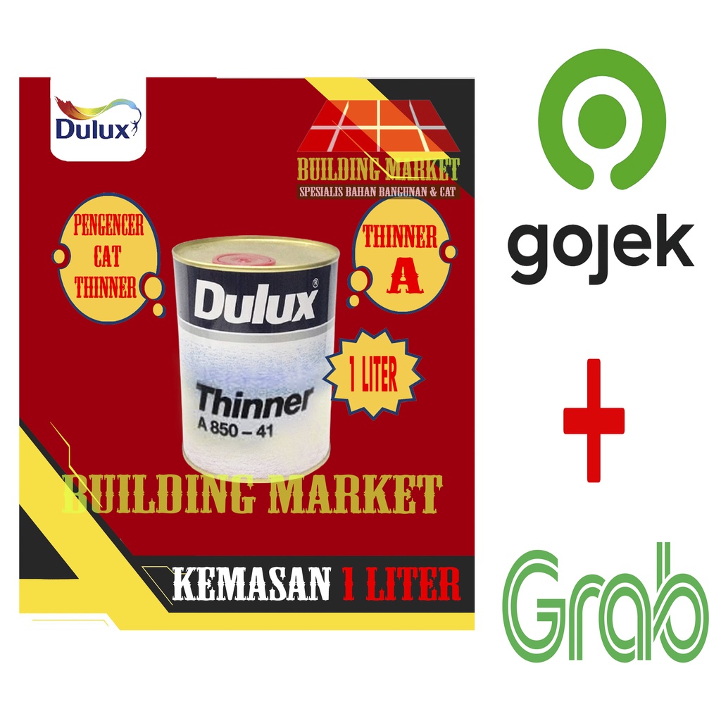 Jual PENGENCER CAT BESI KAYU DUCO TINER THINER THINNER A DULUX 1 LITER ...