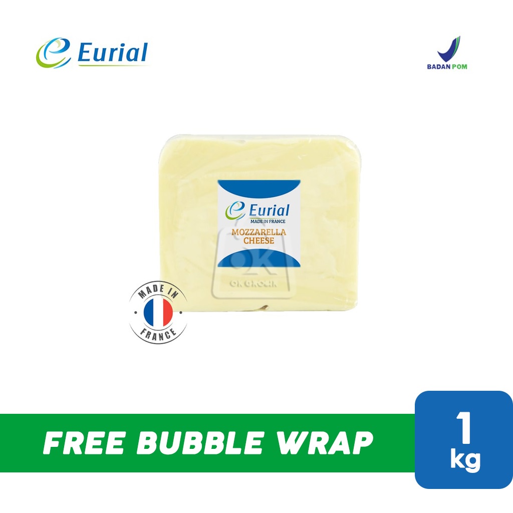 Jual Eurial Mozzarella / Mozzarella Murah + Ice Gel (1 Kg) KHUSUS ...