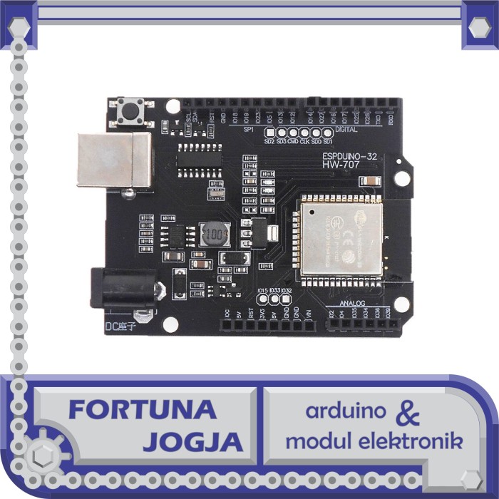 Jual Wemos D1 R32 ESP32 base Arduino Uno Board USB Tipe B Termurah ...