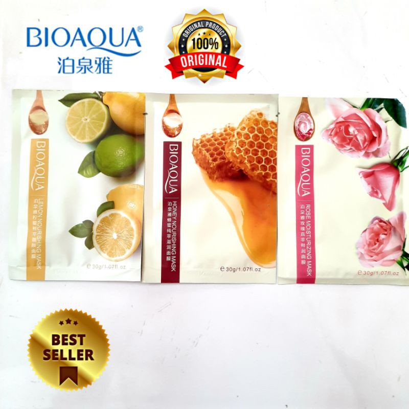 Jual BIOAQUA NOURISHING MASK 100% ORIGINAL - Masker Bio Aqua Original ...