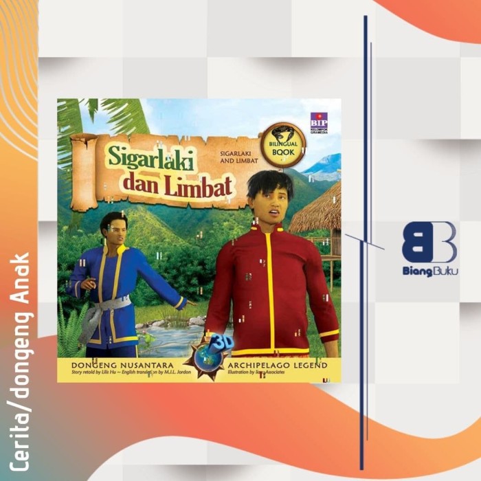 Jual Buku Seri Dongeng 3D Nusantara: Sigarlaki dan Limbat bip Gramedia ...