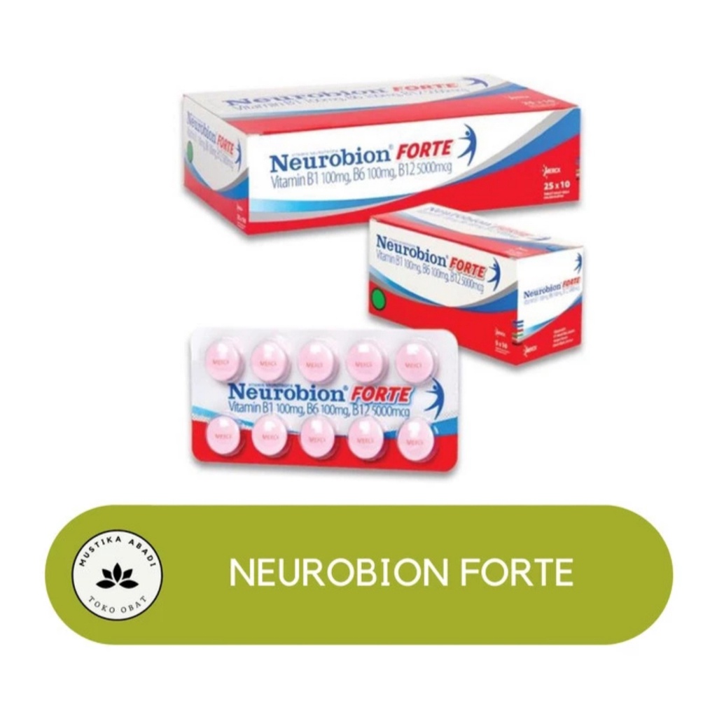 Jual Neurobion Forte Vitamin Neurotropik Dengan Kandungan Vitamin B1 B6 ...