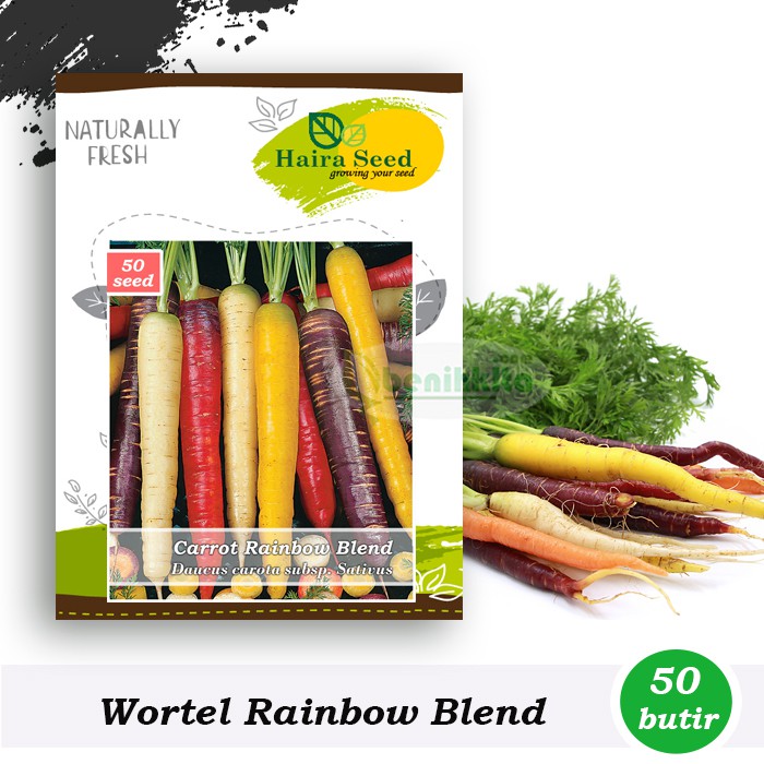 Jual Benih-Bibit Wortel Rainbow Blend (Haira Seed) | Shopee Indonesia