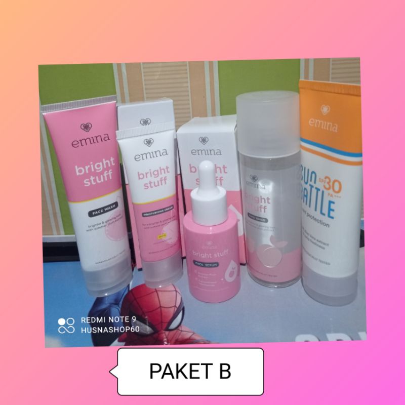 Jual Bisa COD Paket Emina 1 Satu Paket Series Lengkap Komplit Ekonomis ...