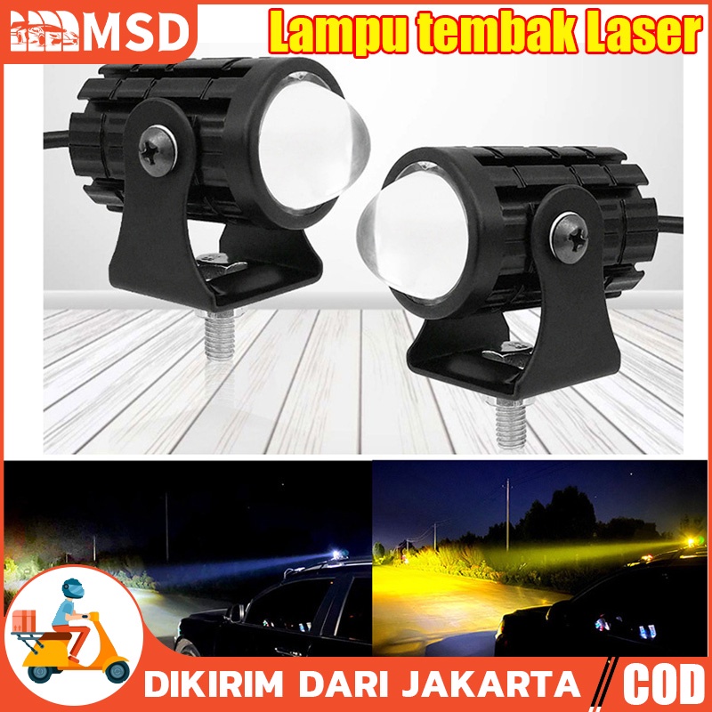 Jual Lampu Tembak Laser Led Mini 2 Warna - Lampu Tembak Sorot Foglamp ...