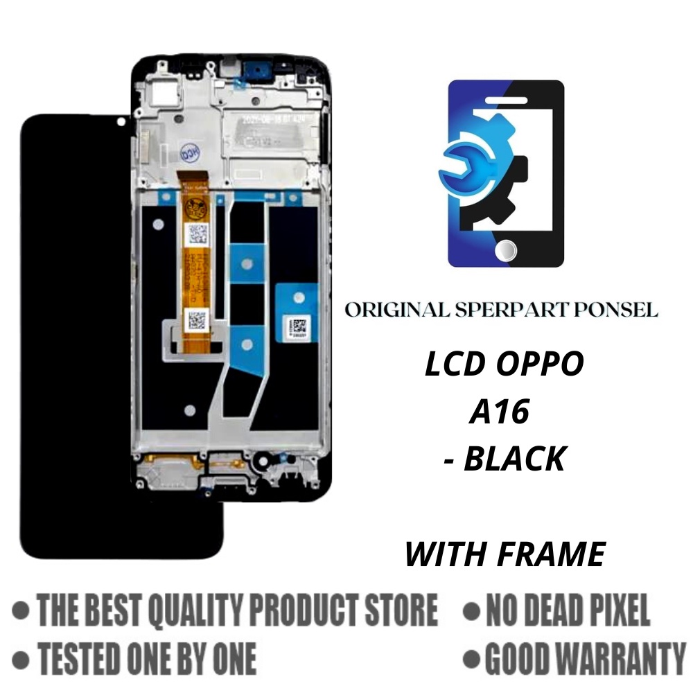 Jual LCD + FRAME OPPO A16 - A16 2021 KUALITAS ORIGINAL | Shopee Indonesia