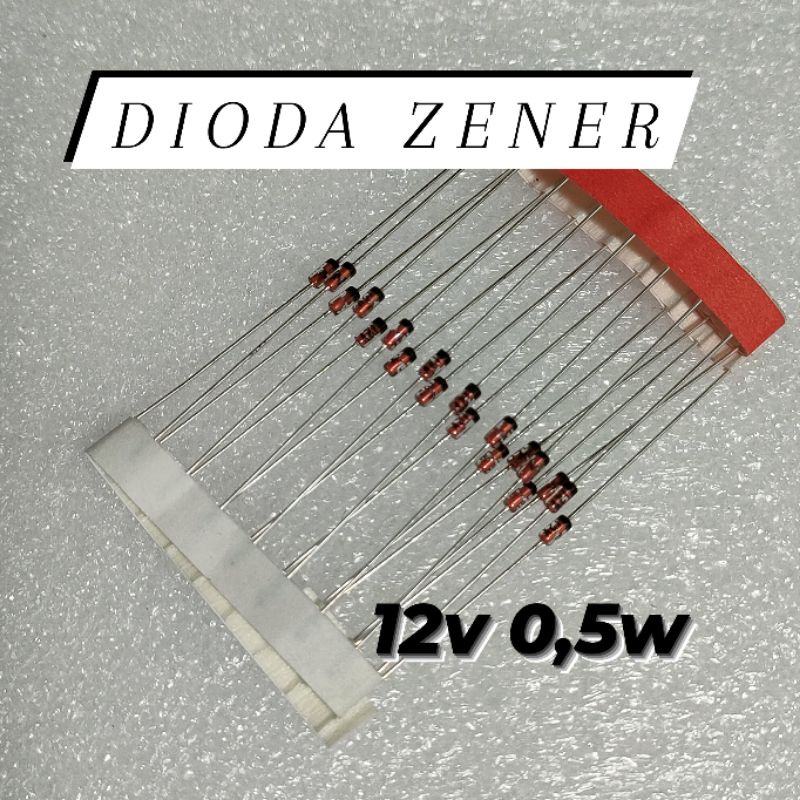 Jual Zener Dioda 12v 0,5w Renceng zd 12 volt Berkualitas | Shopee Indonesia