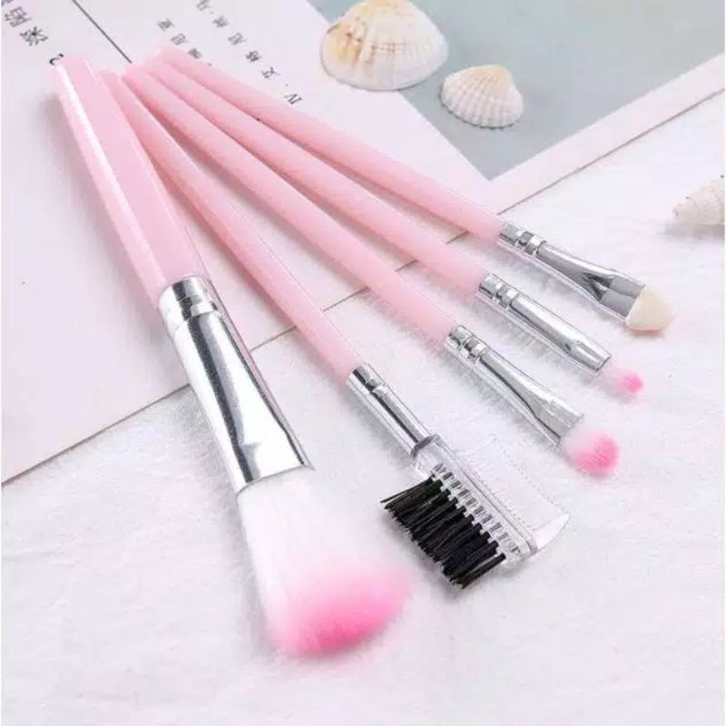 Jual Alat Make Up Set 5 in 1 Packingan Tas / Make Up Tools / Brush ...