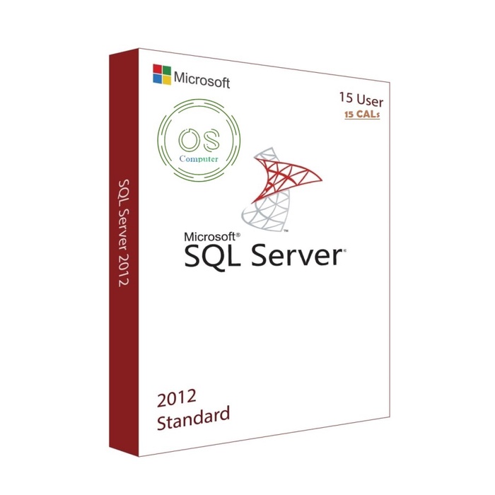 Jual License SQL Server 2012 R2 STD 15 CALs Original LTS Bergaransi | Shopee Indonesia